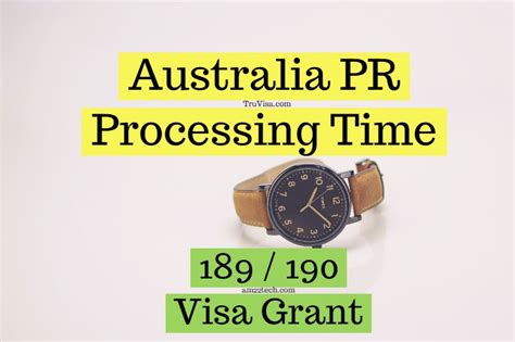 Australia PR Processing Time 8 To 9 Month 189 190 Visa Australia