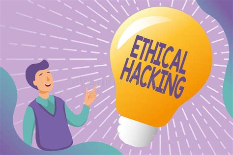 Conceptual Display Ethical Hacking Business Approach Act Of Locating Weaknesses And