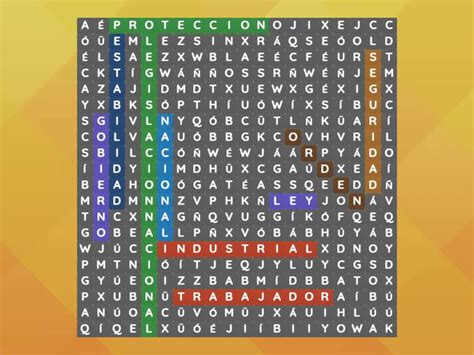 Legislacion Nacional Wordsearch