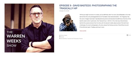 The Warren Weeks Show Podcast David Bastedo
