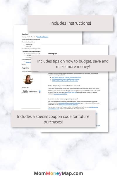 Sales Tracker Printable Pdf Business Sales Log Mom Money Map