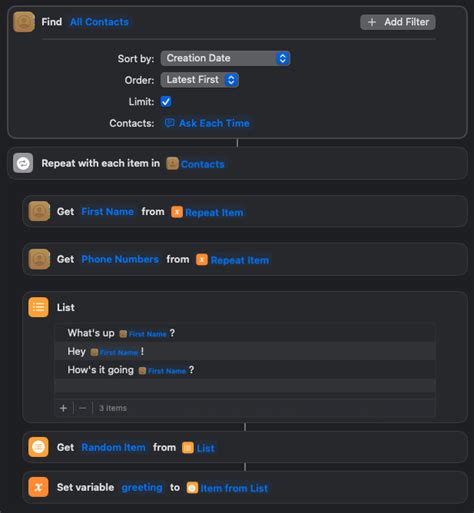 find all contacts limit not working r shortcuts