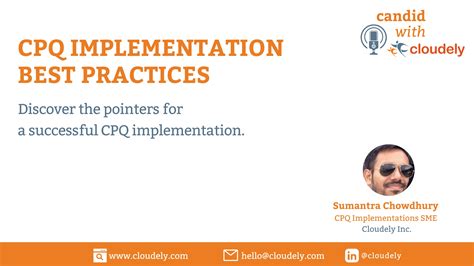 CPQ Implementation Best Practices Podcast Cloudely