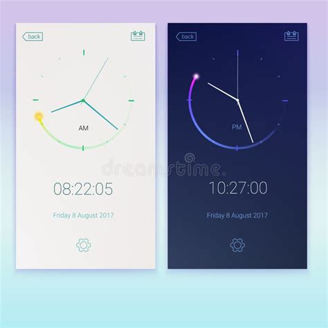 Set Of Flat Design Ui Elements For Mobile App And Stock Vector Illustration Of Forecast Music