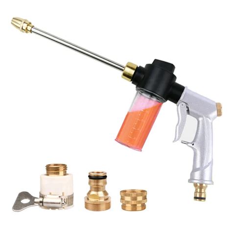 고압 물총 정원 호스 분무기 세탁기 자동차 세탁기 스프레이 노즐 거품 스프링클러 관개 세트 정원 도구정원 워터건 Aliexpress