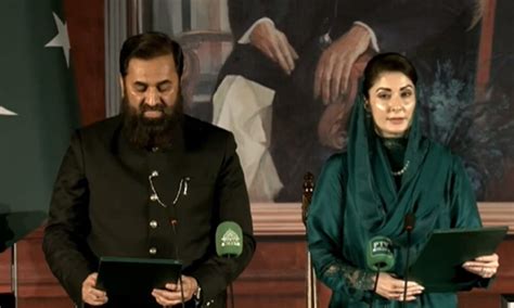 Maryam Nawaz becomes the first female chief minister of Punjab after taking an oath. – Noor ...