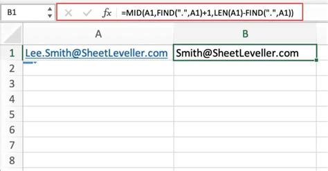 Excel Mid Function Sheet Leveller