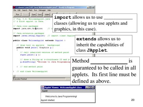 Ppt Introduction To Java Applets Programs For Interactive Web Pages