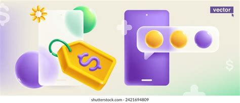 Speech Bubble Symbol Realistic 3d Cursor Stock Vector Royalty Free 2421694587 Shutterstock