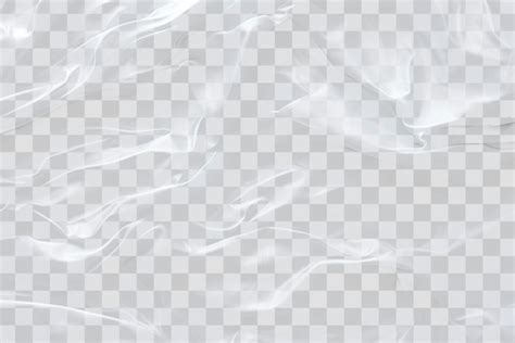 우아한 색 실크 직물 Png 오버레이 효과 투명한 배경 프리미엄 Ai 생성 Psd