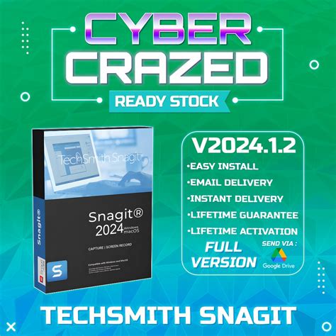 Jual Techsmith Snagit 2412 Build 2333 Full Version Versi Terbaru