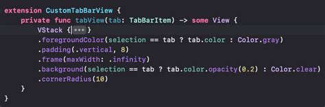 SwiftUI Mater 11 Custom TabView