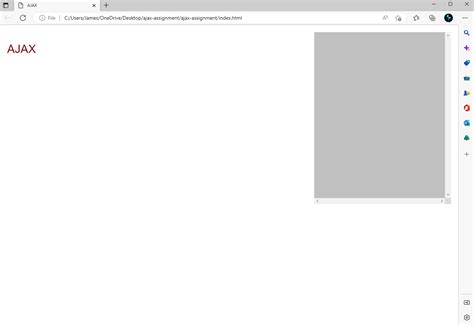 Solved In The Lesson We Investigate Making An AJAX Request Chegg