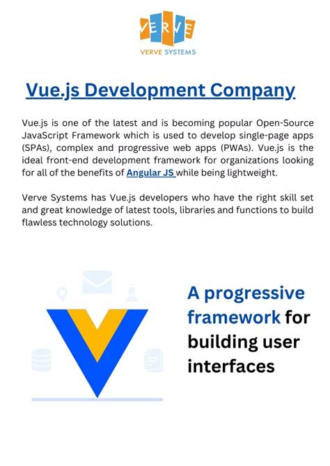 Ppt Vuejs Development Company Verve Systems Powerpoint