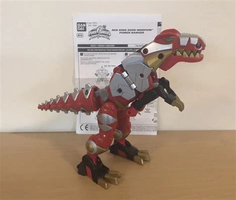 POWER RANGERS DINO Thunder Q T Rex Zord Morphin Red Ranger Complete Instructions 9 99 PicClick UK