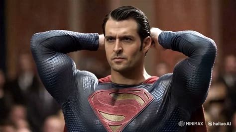Superman Hrithik Roshan Flexing His Biceps Youtube