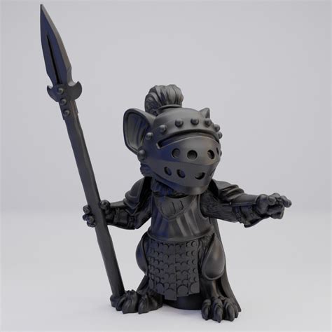 Hot Goblin Mouse Knight Spear A