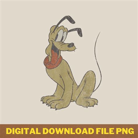 Disney Classic Pluto Graphic Png Png Disney Pluto Png Disn Inspire