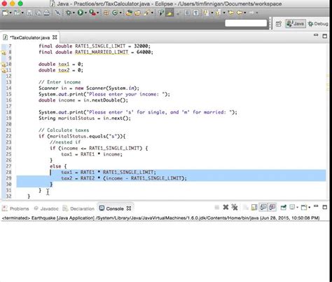 Calculate Your Income Tax Java Youtube