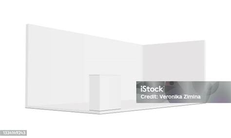 와이드 직사각형 전시회 무역 박람회 부스 모형 실물 모형에 대한 스톡 벡터 아트 및 기타 이미지 실물 모형 전시회 부스