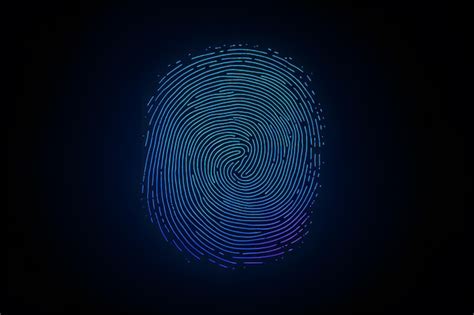 Premium Photo Security Access Cyber Technology Fingerprint Scan On