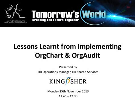 Pdf Lessons Learnt From Implementing Orgchart And Learnt From Implementing Orgchart And Orgaudit