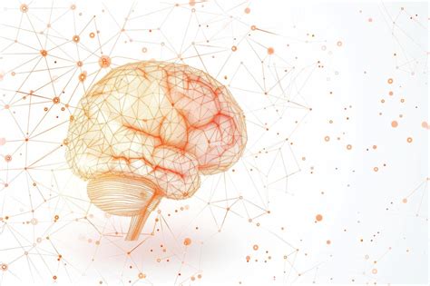 Digital Brain With A Network Of Glowing Nodes Symbolizing Neural Connections And Cognitive