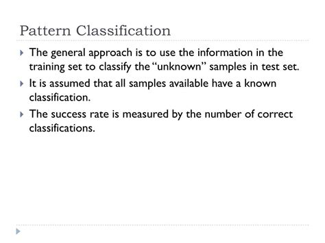 Ppt Pattern Classification And Evaluating Powerpoint Presentation Free Download Id6053028