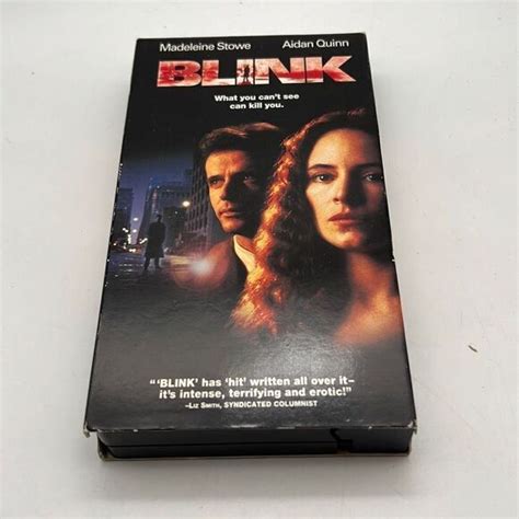 New Line Home Video Media Blink Vhs Madeleine Stowe Aidan Quinn James Remar Eroticdrama