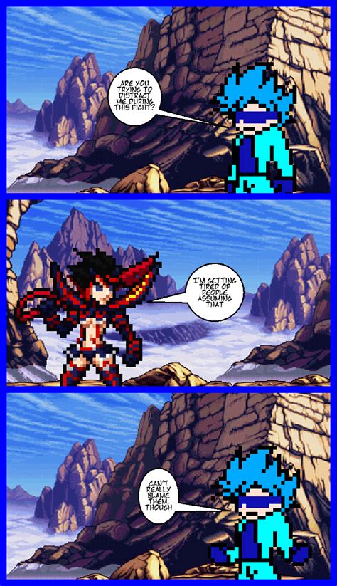 Energy Blue Vs Ryuko Matoi Interaction By Riotforever On Deviantart