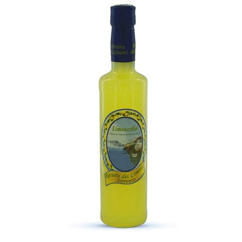 Limoncello Sorrento Igp Lemon Liqueur Il Tomolo