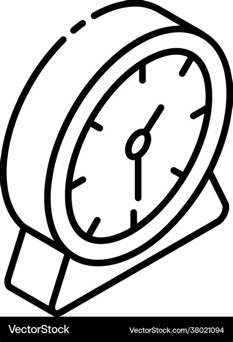 Clock Royalty Free Vector Image Vectorstock