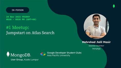 Mongodb User Group Kl On Linkedin 1mugklmeetup Mongodbmeetup