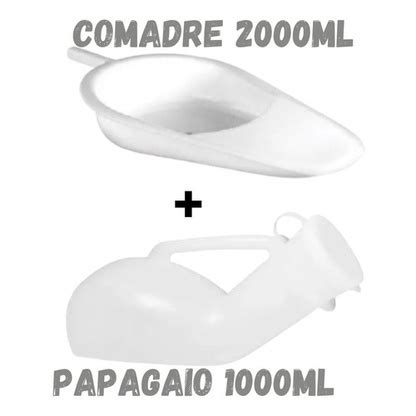 Papagaio 1l Comadre Plástica Extra Grande Hospitalar Grande 25l