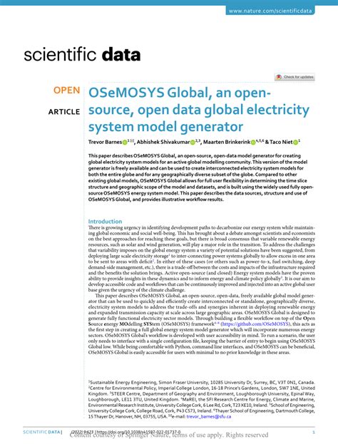 pdf osemosys global an open source open data global electricity