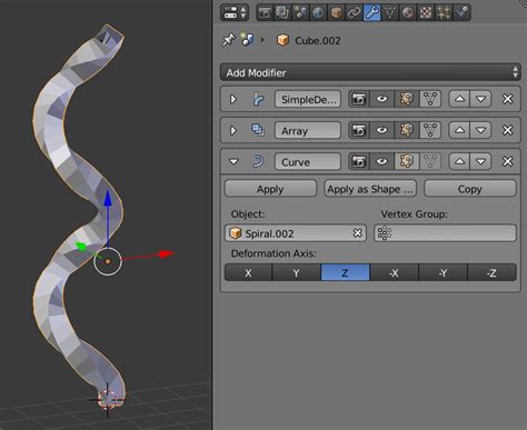 Modeling How Do I Twist Two Objects Together Blender Stack Exchange