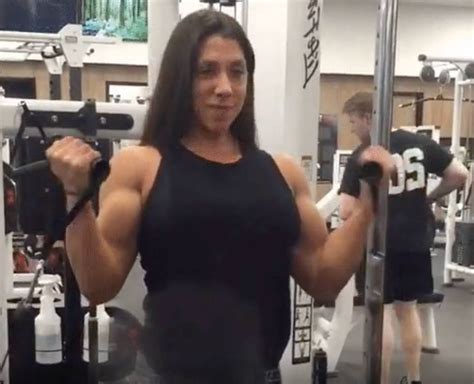 Girl Muscle Dominates In The Gym By Bigelowmax On Deviantart