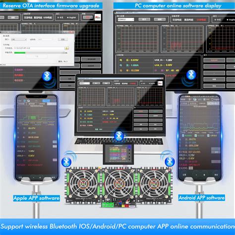 Dl24m H 2 200v 600w 3ma 40a 전자 부하 전압 표시기 파워 뱅크 배터리 테스터 18650 팩 용량 모니터 검사기 도구 측정 및 분석 장비