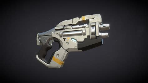 Mass Effect Talon T7 Heavy Pistol 3d Model By Remi Dreamleech
