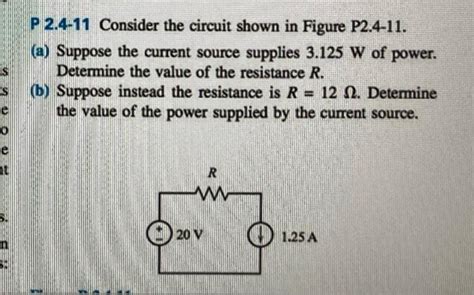 solved p2 4 6 a current source and two resistors are