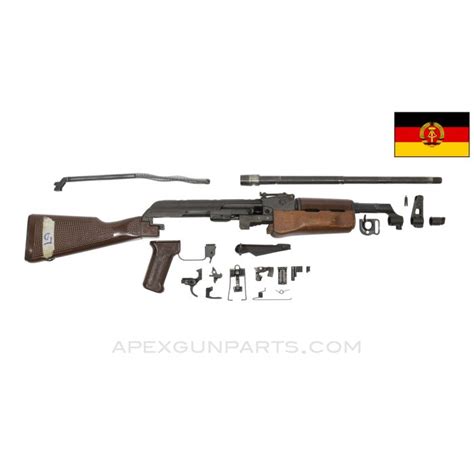East German Ak47 Mpi Km Pebble Fixed Stock Parts Kit With Original 16