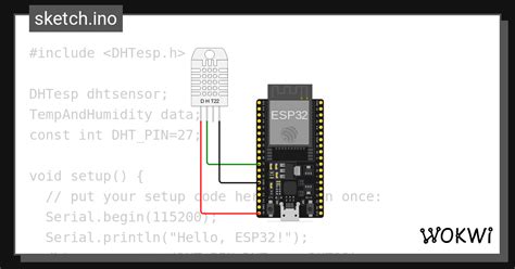 Dht Sensor Wokwi Esp32 Stm32 Arduino Simulator