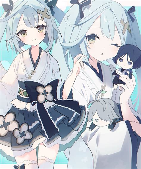 Scaramouche Wanderer Alhaitham And Faruzan Genshin Impact Drawn By Momoemokoko Danbooru