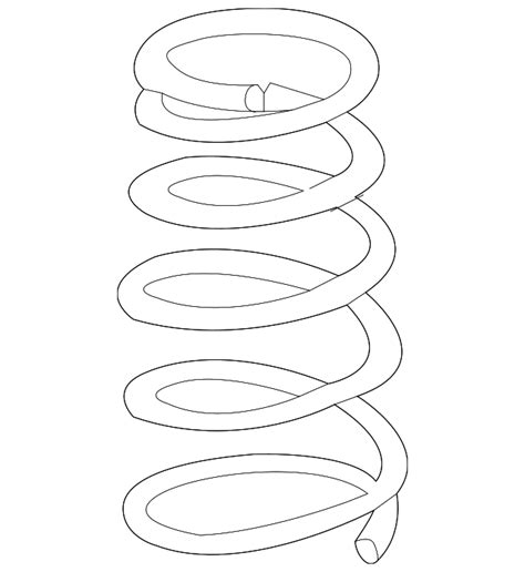 2006-2014 Honda Ridgeline Spring, Rear 52441-SJC-A01 | OEM Parts Online