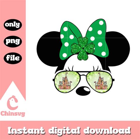 Minnie Patrick Glasses Png Happy Saint Patricks Day Png Chinsvg
