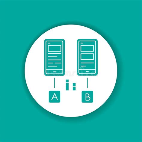 Testing Color Glyph Icon Software Product Stock Vector Illustration Of Internet Interface