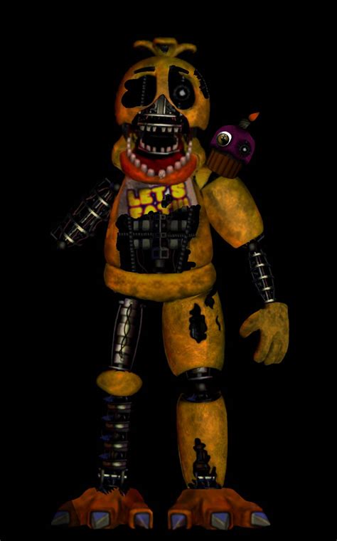 Stylized Salvage Unwithered Chica By Wildmantatertot On Deviantart