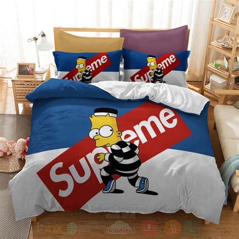 Supreme Bart Simpson Inspired Bedding Set Hot Sale 2025