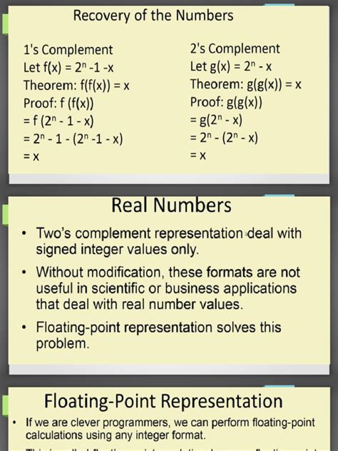 floating point representation pdf