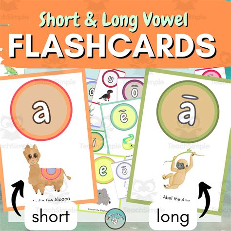 Short Vowel Printable Flashcards Epic Reading
